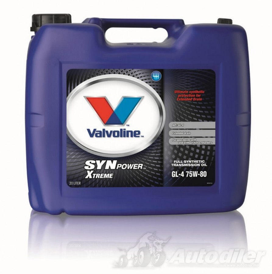 VALVOLINE SYNPOWER XTREME GL-4 75W80 20L - From 391.22 € - Montenegro ...