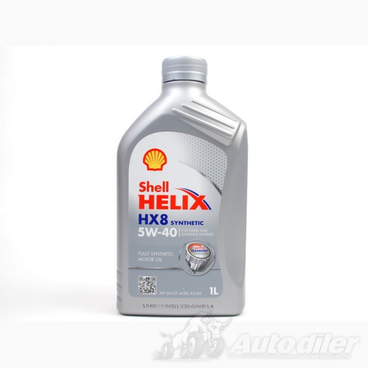 SHELL HELIX HX8 5W40 1L - Crna Gora Bar Bar (uži dio) Motorna ulja ...