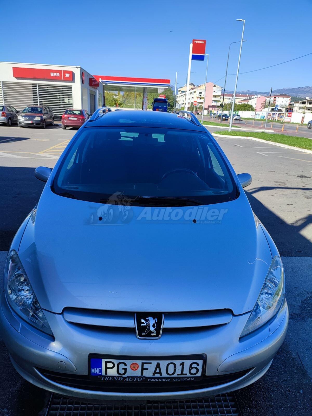 Peugeot - 307 - 1.6 HDI - Cijena 1650 € - Crna Gora Podgorica Podgorica (uži dio) Automobili ...