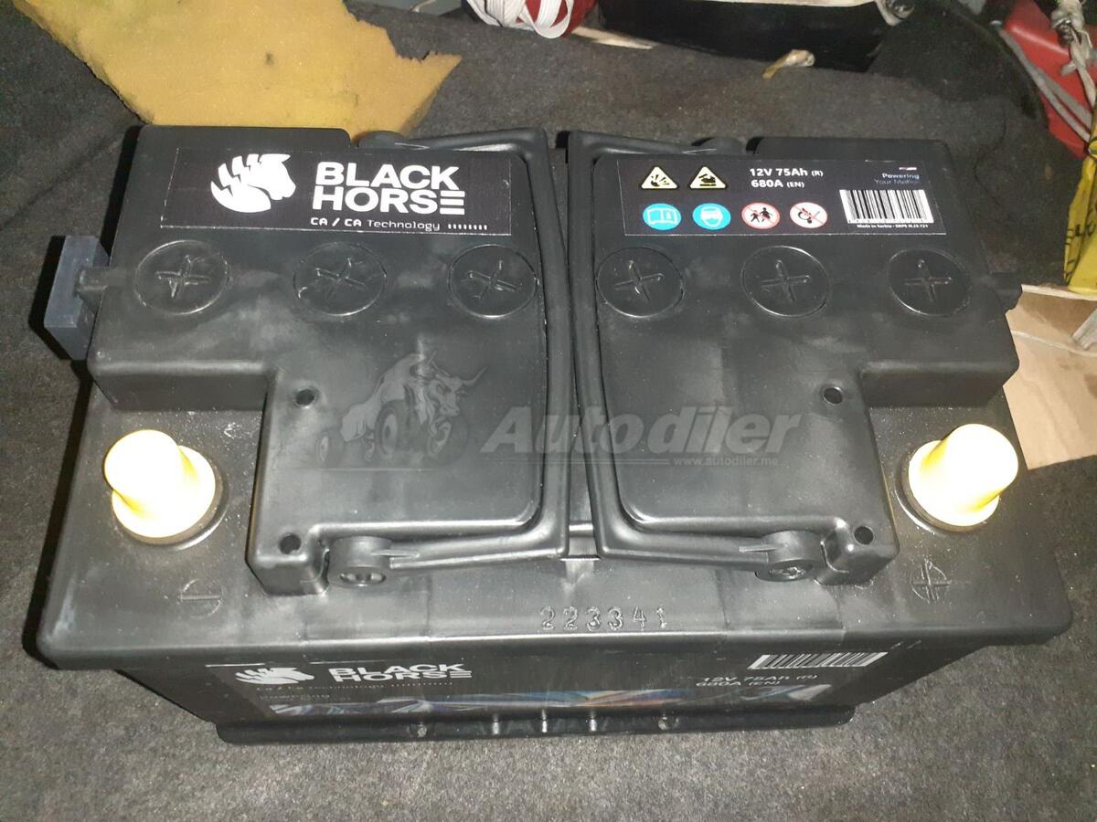 Akumulator Black Horse - 76 Ah 680A 12V - 75 Ah - Cijena 70 € - Crna ...