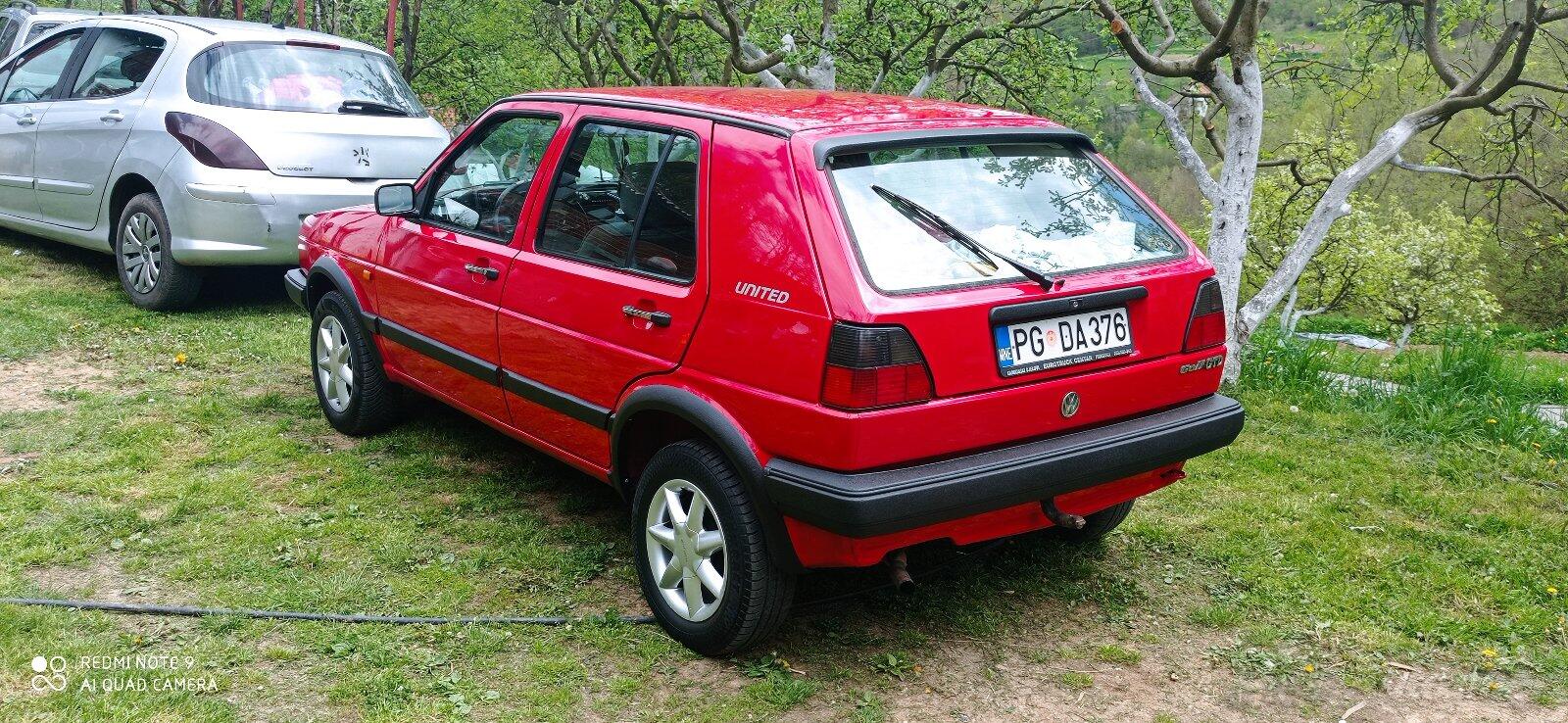 Volkswagen - Golf 2 - 1.6 TD - Cijena 2300 € - Crna Gora Podgorica ...