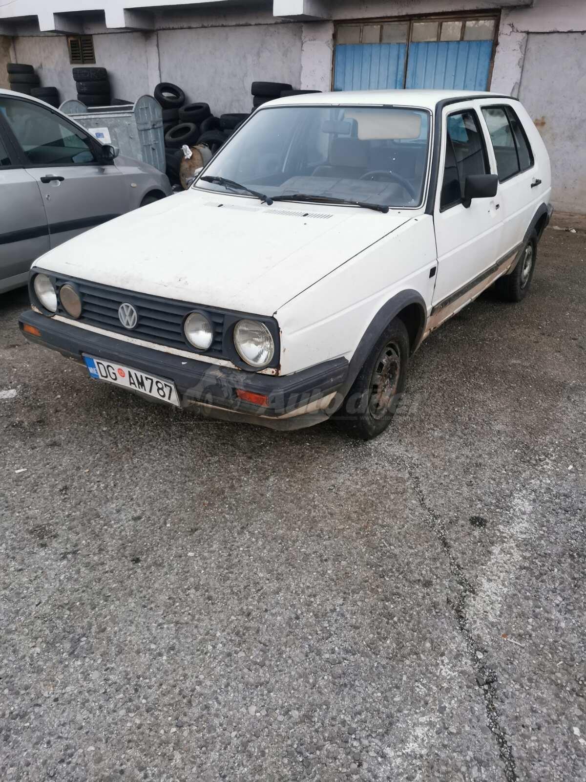 Volkswagen - Golf 2 - 1.6 TD - Cijena 360 € - Crna Gora Danilovgrad ...