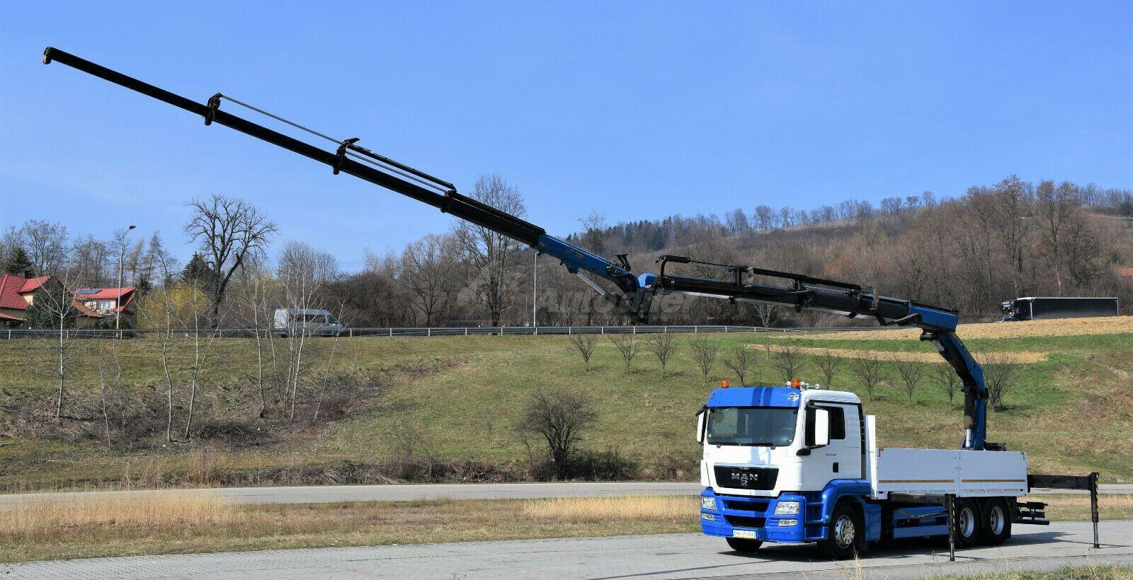MAN - TGS 26.480 6x4 - Ravna Platforma / Kran PALFINGER + JIB - Cijena ...