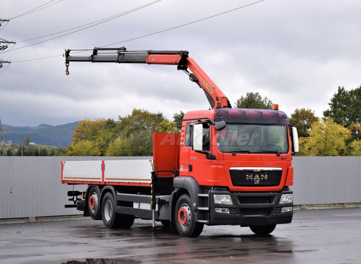 MAN - TGS 26.360 Ravna Platforma + Kran PALFINGER - Cijena 42900 ...