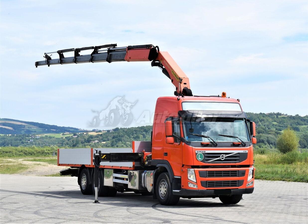 Volvo - FM 410 Ravna Platforma + Kran PALFINGER - Cijena 70900 € - Crna ...