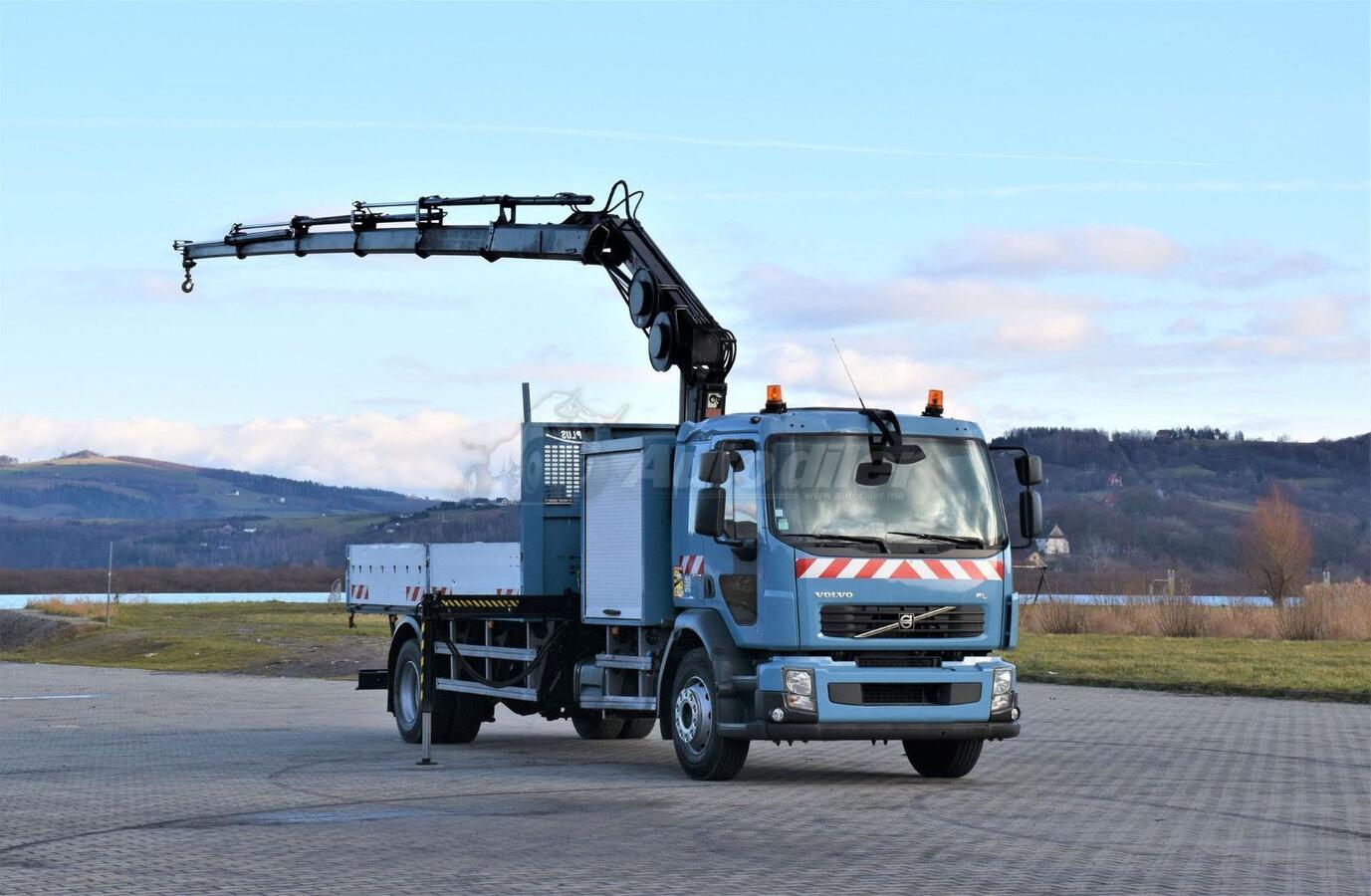 Volvo - FL 240 Ravna Platforma + Kran HIAB - Cijena 42900 € - Crna Gora ...