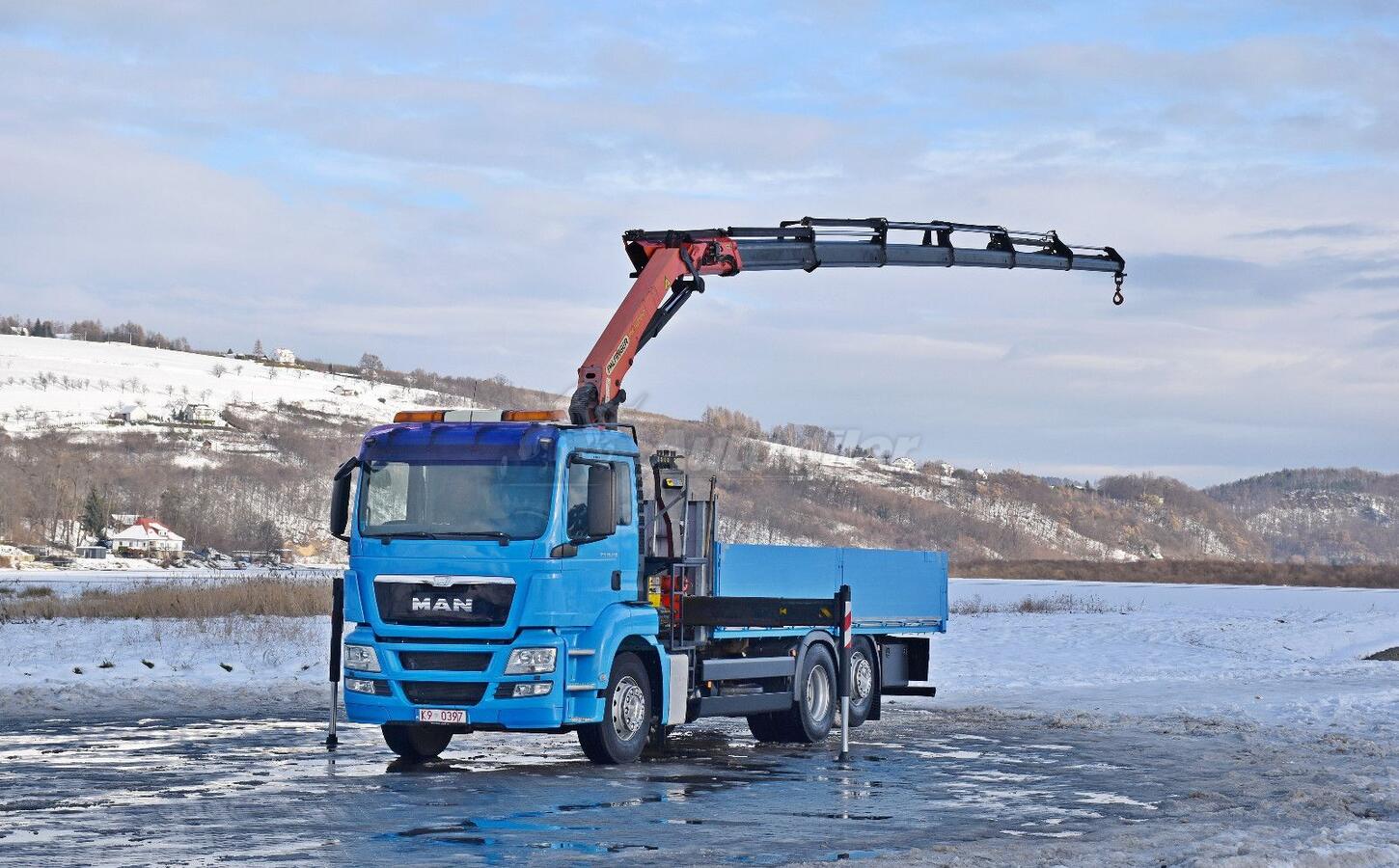 MAN - TGS 26.440 Ravna Platforma + Kran PALFINGER - Cijena 55900 ...