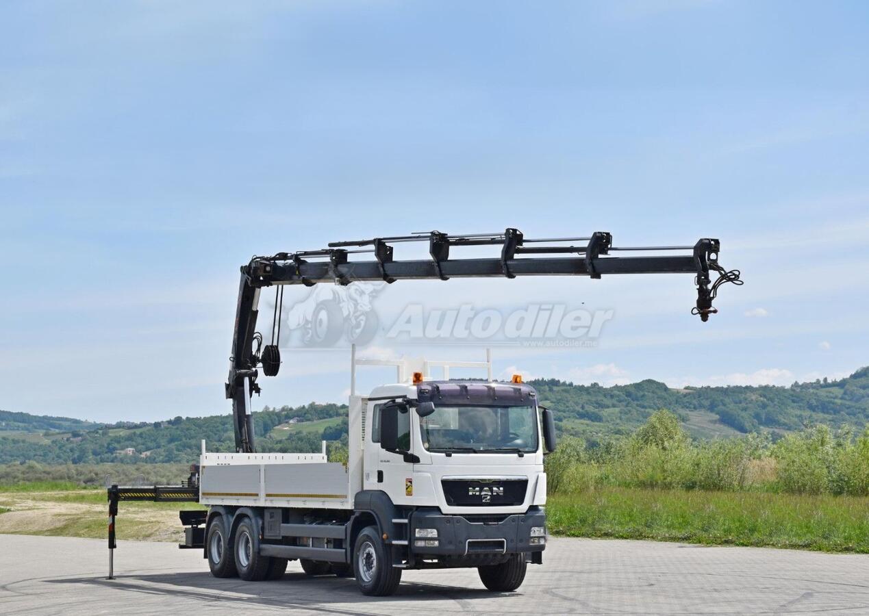 MAN - TGS 26.360 6x4 / Ravna platforma + Kran HIAB - Cijena 55900 ...