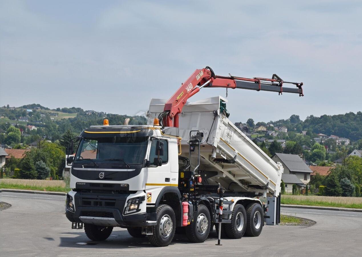 Volvo - FMX 420 8x4 / Kiper + Kran HMF - Cijena 73900 € - Hungary Svi ...