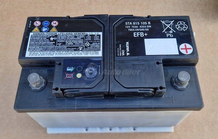 Akumulator Varta - efb+ 12V - 70 Ah - Cijena 80 € - Crna Gora Podgorica ...