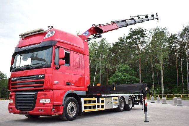 DAF - XF 105 Ravna Platforma + Kran HMF - Cijena 83500 € - Crna Gora ...