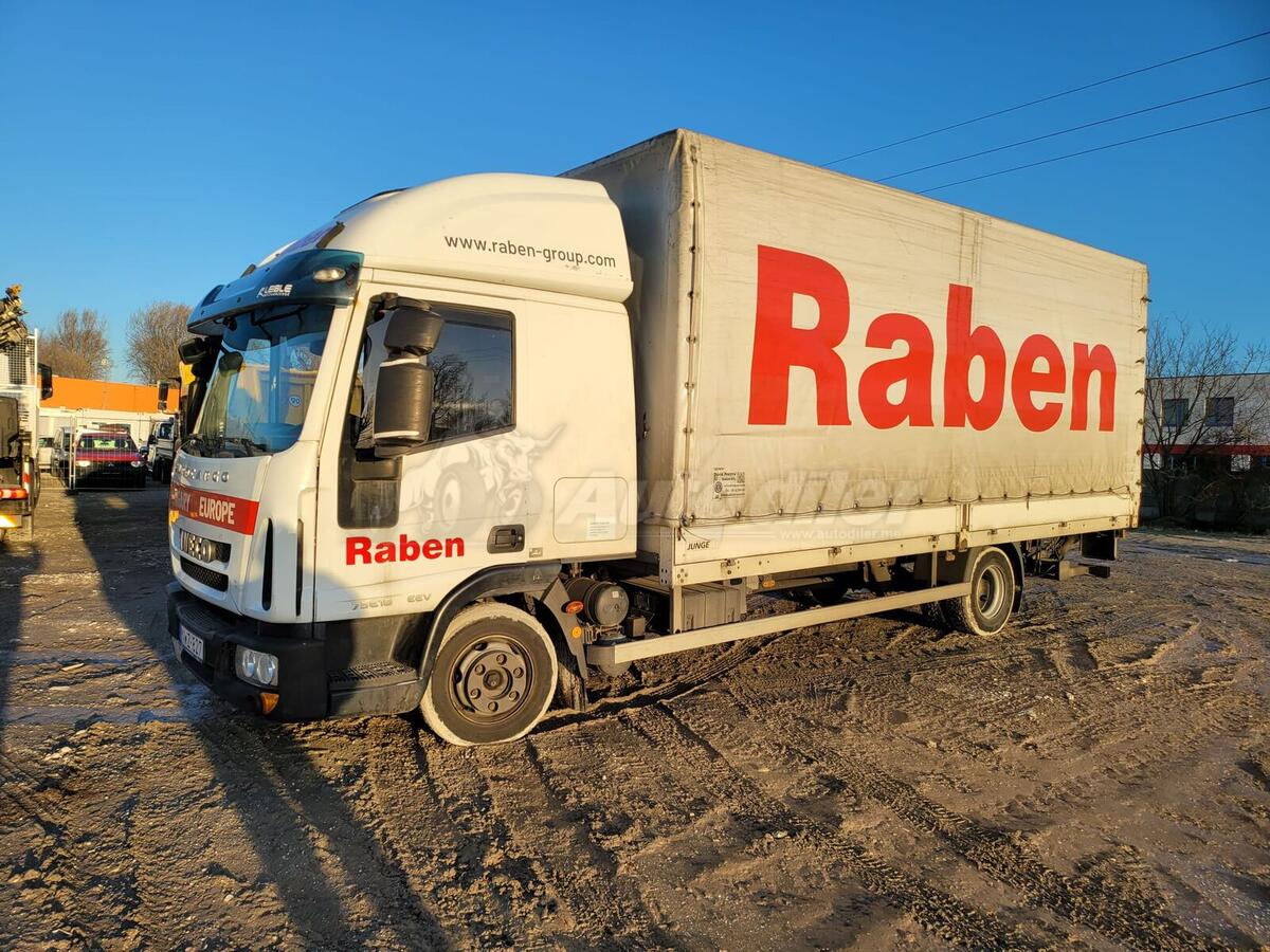 Iveco - EUROCARGO 75E16 Ravna Platforma + Rampa - Cijena 8600 € - Crna ...