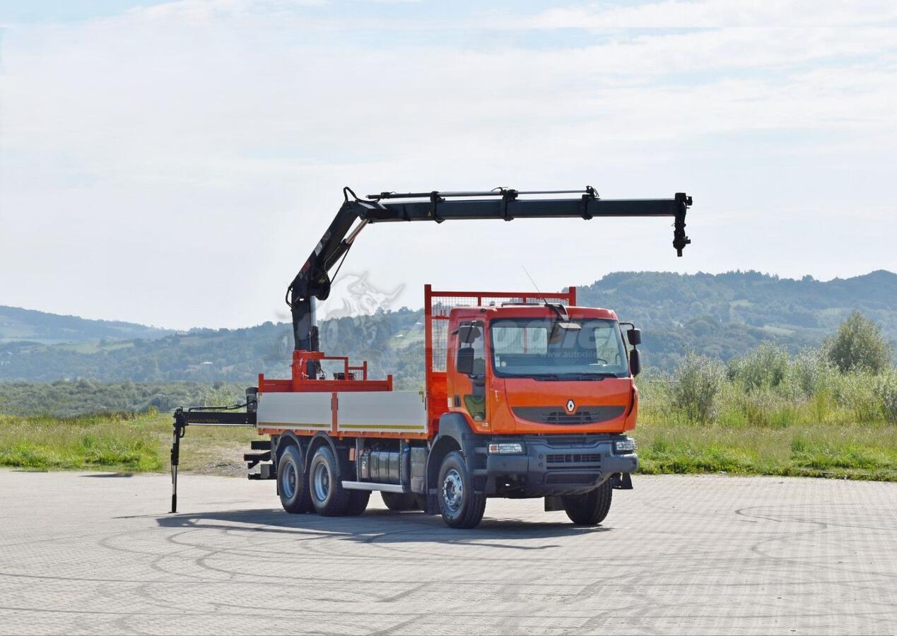 Renault - KERAX 380 / Ravna Platforma + Kran HIAB - Cijena 48900 ...