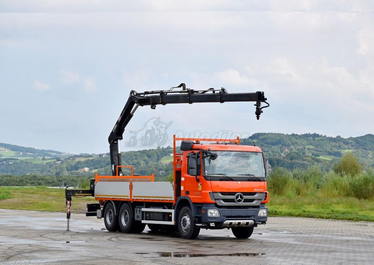 Mercedes Benz - ACTROS 2636 6x4 / Ravna Platforma + Kran HIAB - Cijena ...