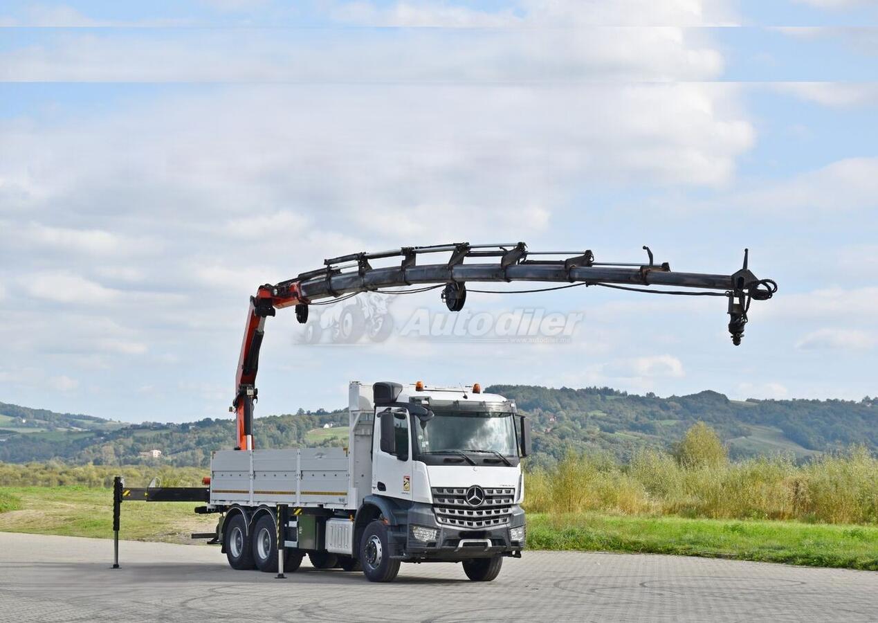 Mercedes Benz - AROCS 2640 6x4 / Ravna Platforma + Kran PALFINGER ...