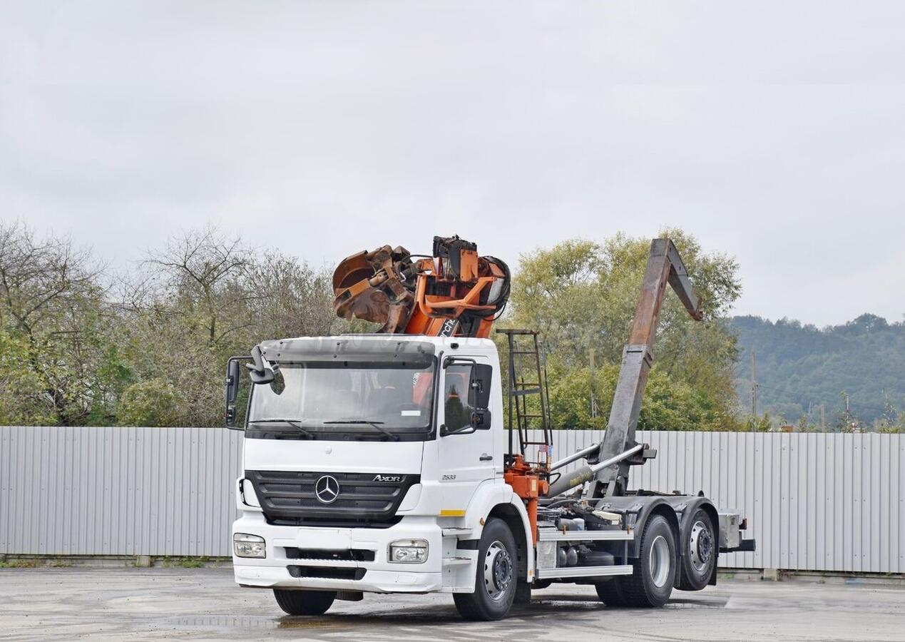 Mercedes Benz - AXOR 2533 / Rol Kiper + Kran MARCHESI - Cijena 48900 ...