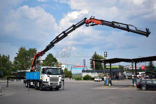 Scania - G 480 8x4/ Palfinger Kran + Ravna Platforma - Cijena 107500 ...