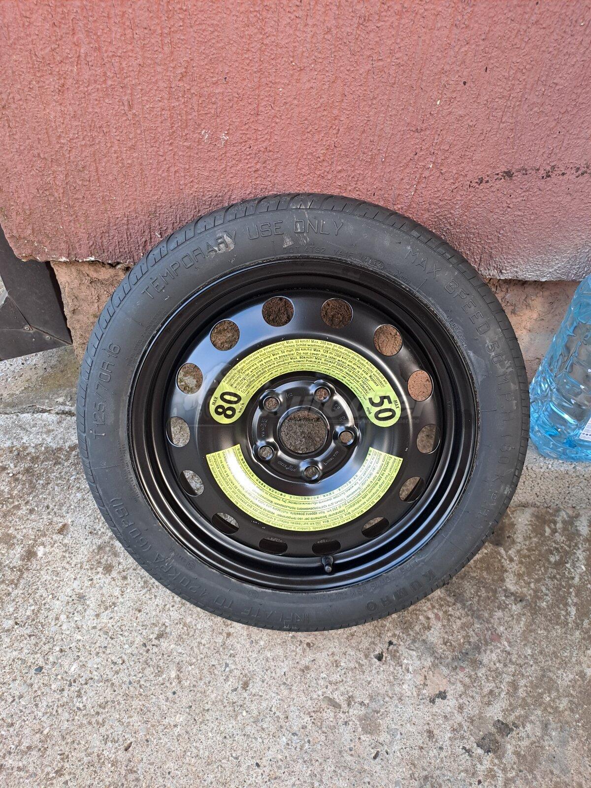 Fabričke felne i REZERVNI TOCAK gume - Cijena 80 € - Crna Gora ...