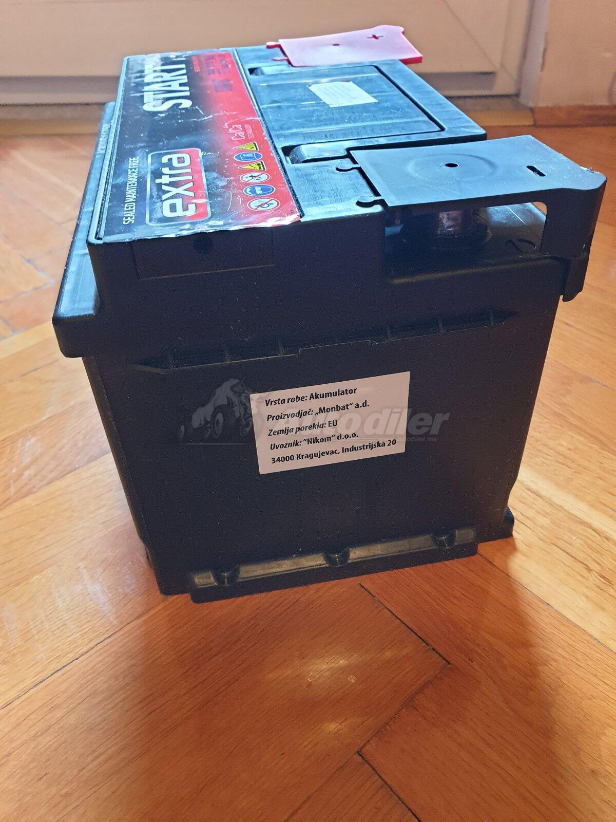 Akumulator M-Electric - 12V - 55 Ah - Cijena 45 € - Crna Gora Podgorica ...