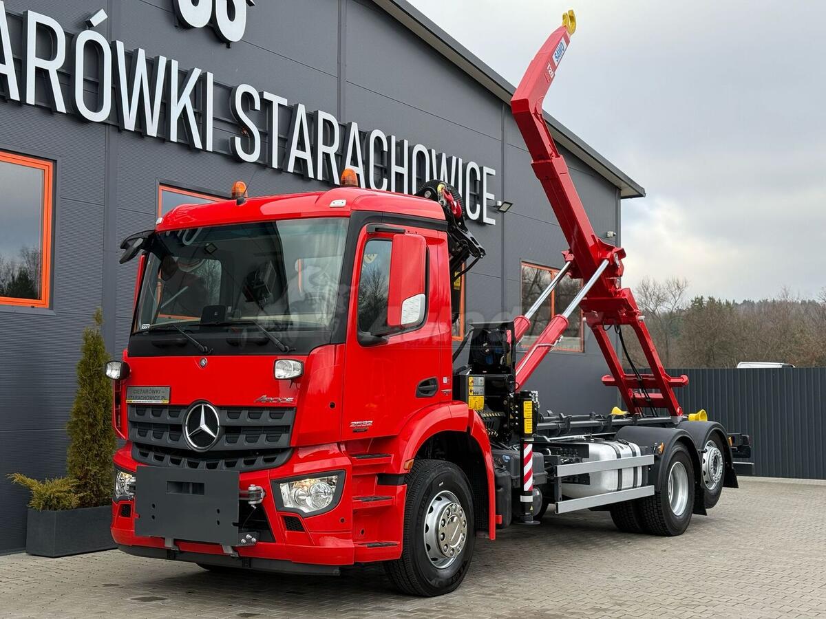 Mercedes Benz - Arocs / Euro 6 kamion rol kiper + kran / JOA-0218 ...