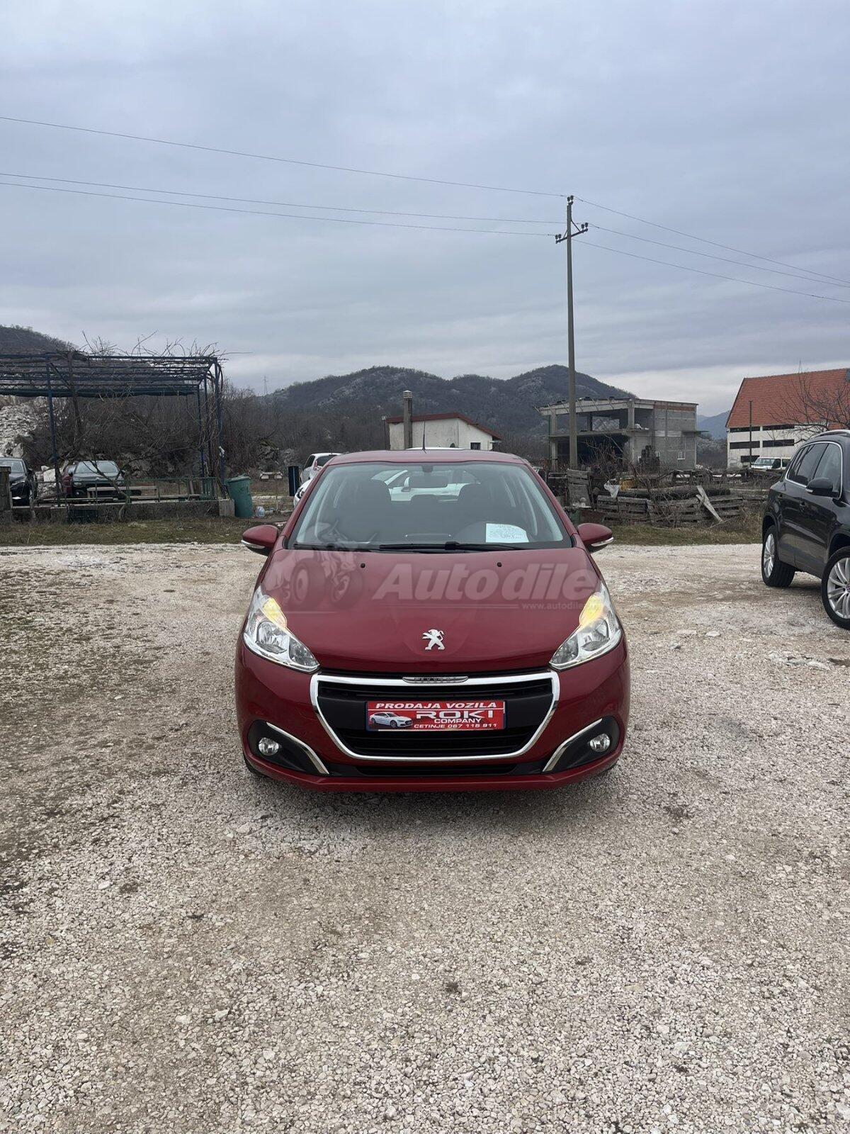 Peugeot - 208 - 1.2 i.09.2017 - Cijena 6300 € - Crna Gora Cetinje ...