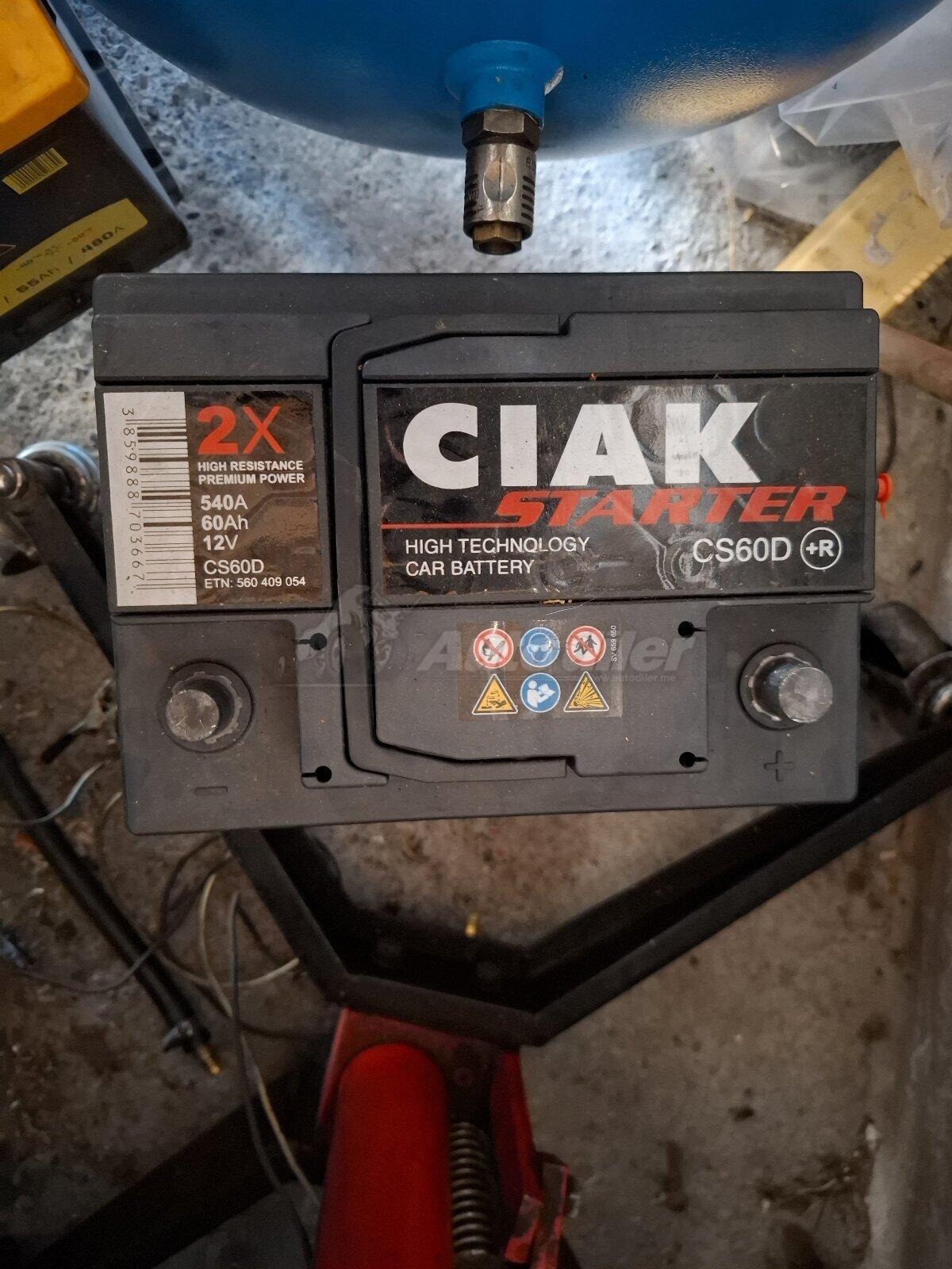 Akumulator CIAK - 60 Ah 12V - 60 Ah - Cijena 30 € - Crna Gora Podgorica ...