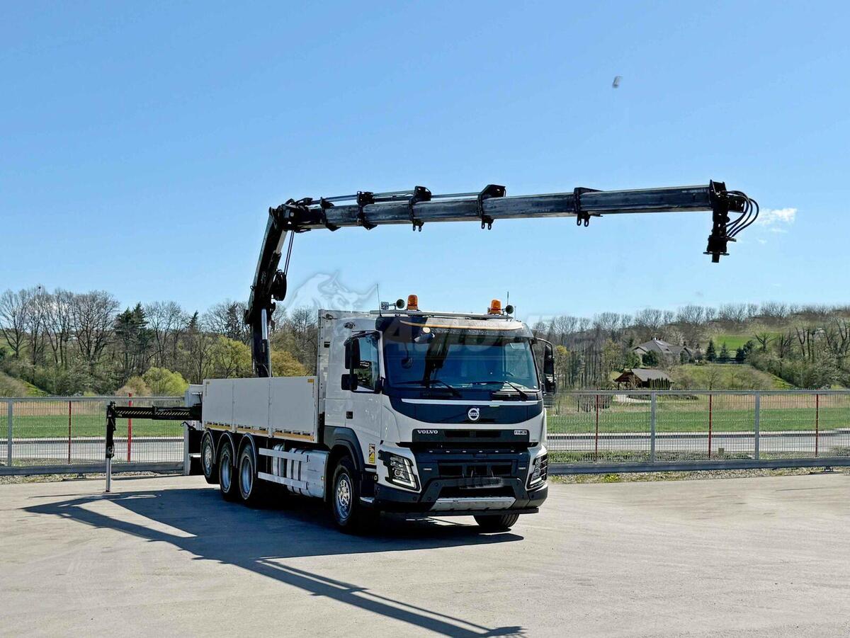 Volvo - FMX 460 8x4 Platformom + Kran HIAB X - HIPRO 302 EP - 5 ...