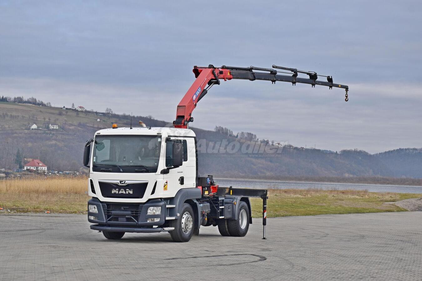 MAN - TGS 18.500 Tegljač + Kran HMF 1820 - Cijena 64400 € - Hungary Svi ...