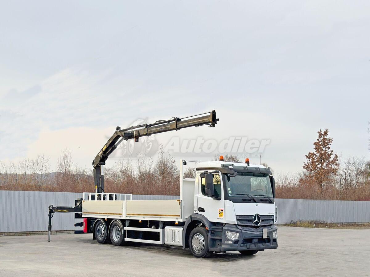 Mercedes Benz - ANTOS 2543* HIAB 144 BS - 2 HIDUO /FUNK kamion s ravnom ...