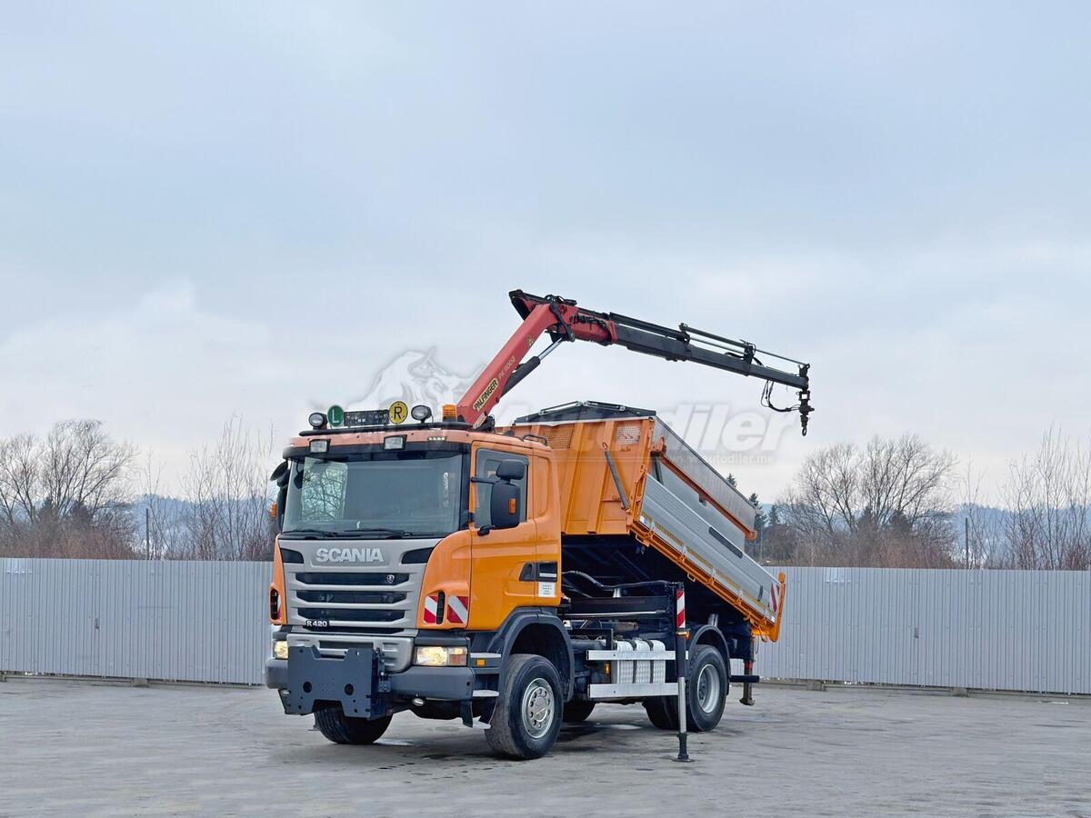 Scania - R 420 * PK 11002/FUNK * sandblaste kiper / LUS-1093 - Cijena ...