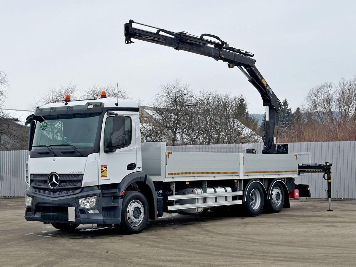 Mercedes Benz - ANTOS 2540 HIAB 144 BS - 2 HIDUO /FUNK kran kamion s ...