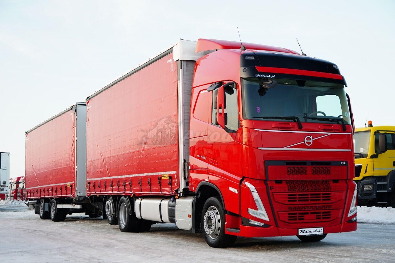 Volvo - FH 460 / Kamion sa kliznom ceradom + prikolica sa kliznom ...