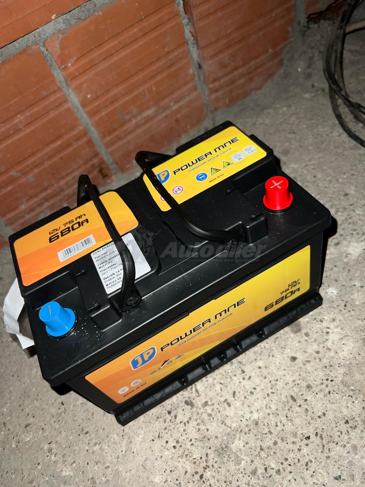 Akumulator JP Moto - 12V - 75 Ah - Cijena 60 € - Crna Gora Podgorica ...