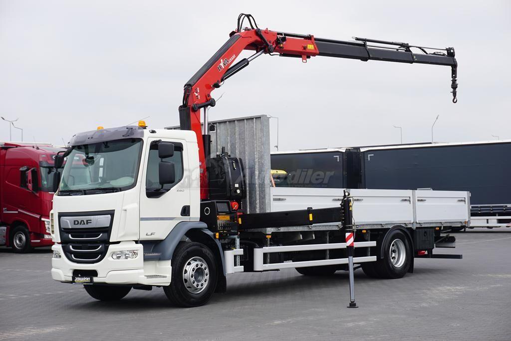 DAF - LF / 260 / ACC / HDS / HYVA HC-183 kran / PILOT / ROTATO / kamion ...