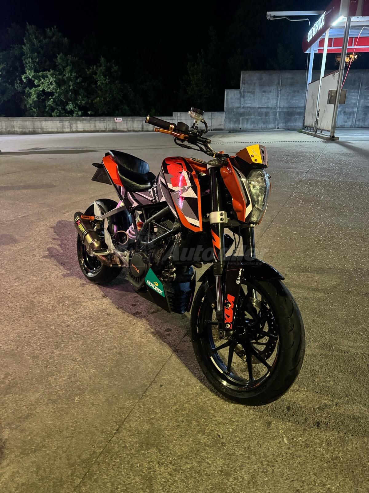 KTM - DUKE 125 - Cijena 1900 € - Montenegro Herceg Novi Centar grada ...