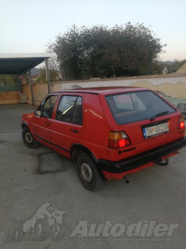 Volkswagen - Golf 2 - 1,6 - Cijena 950 € - Crna Gora Nikšić Nikšić (uži ...