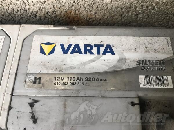 Akumulator Varta - 12V - 110 Ah - Cijena 50 € - Crna Gora Podgorica ...