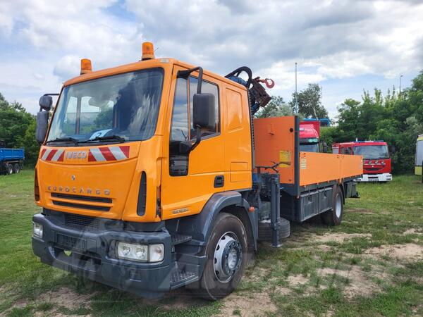 Iveco - Eurocargo 180 E 24 Ravna platforma + Kran MKG HLK 116 - Cijena ...